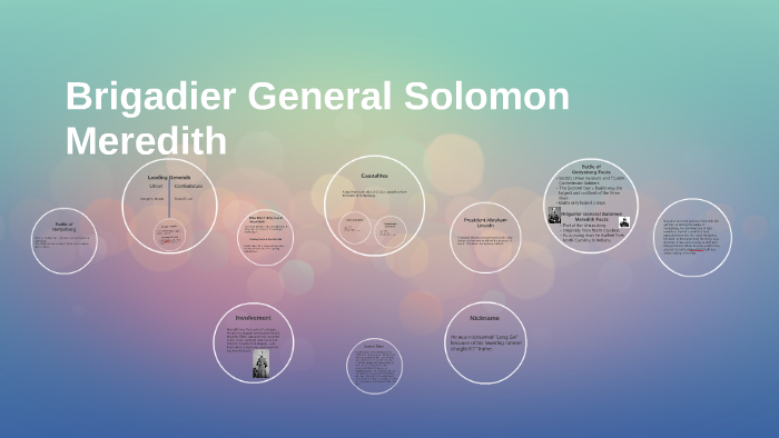 Brigadier General Solomon Meredith by Kendall Wyszynski