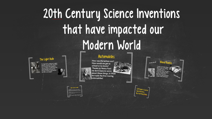 20th Century Science Inventions that have impacted our Moder by ...