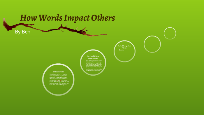 How Words Impact Others by Ben Rosenthal on Prezi