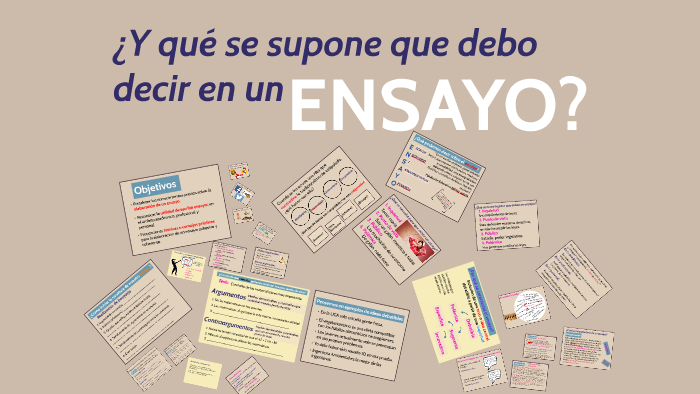 ¿Como escribir un ENSAYO? by Luis E. Palma on Prezi