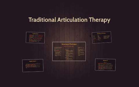 Traditional Articulation Therapy by Lauren Perkins on Prezi