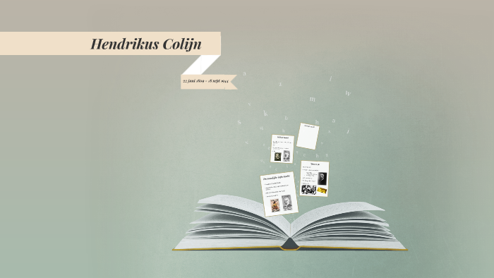 Hendrikus Colijn by Maud Veldhuizen on Prezi