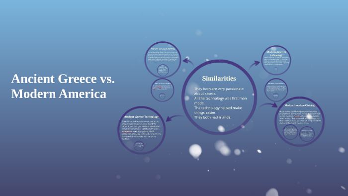 Ancient Greece vs. Modern America by denisse serrano