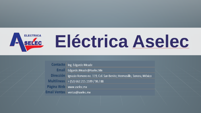 Eléctrica Aselec by Monserrat Caballero Alarcón on Prezi