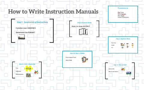How to Write Instruction Manuals by Taylor Thompson on Prezi