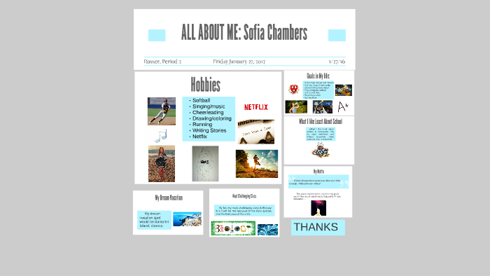 ALL ABOUT ME: Sofia Chambers by Xinia Chambers on Prezi