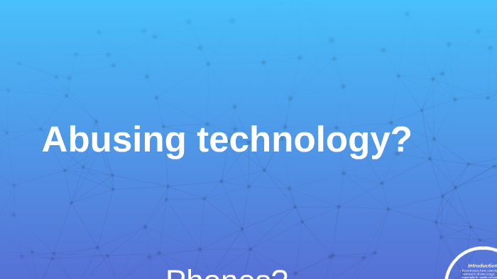 Abusing technology? by Nathaniel Mesplay on Prezi