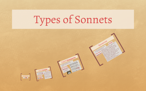 Types of Sonnets by oren barat on Prezi