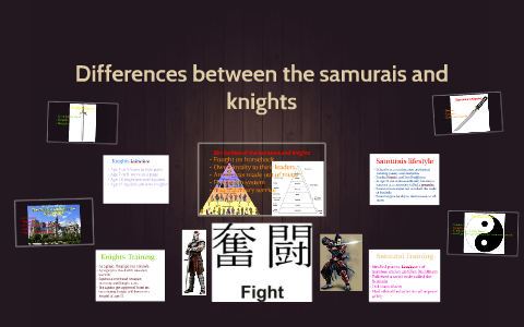 Differences between the samurais and knights by Jessica Garcia on Prezi
