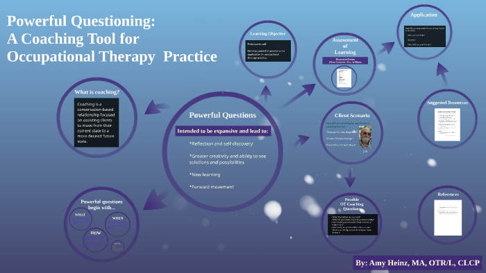 Powerful Questioning: A Coaching Tool for OT Practice by Amy Heinz on Prezi