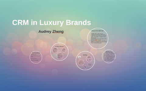 CSR in Luxury Brands by Audrey Zheng on Prezi