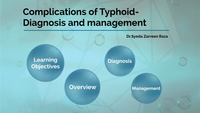 Complications of Typhoid-Diagnosis and Management by SYEDA RAZA on Prezi