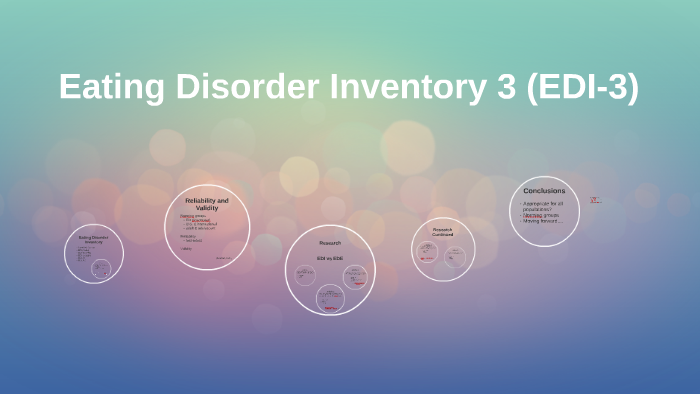 Eating Disorder Inventory 3 by Vincenza Lamoreux on Prezi