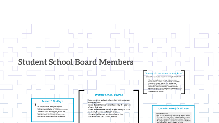 Student School Board Members by Dawson Schefter on Prezi