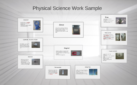Physical Science Work Sample by Dylan Bigelow