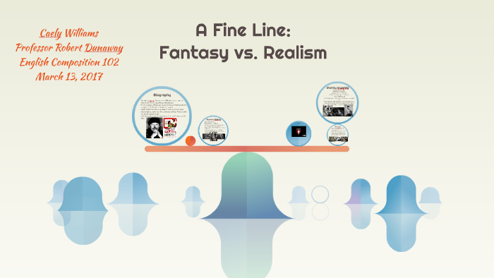 A Fine Line: Fantasy vs. Realism by Caely Williams on Prezi