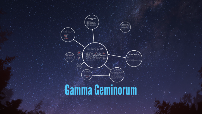 Gamma Geminorum by on Prezi