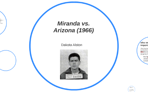 Miranda vs. Arizona (1966) by Dakota Alston on Prezi
