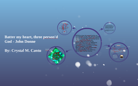 Batter my heart, three person'd God - John Donne by Crystal Cantu on Prezi