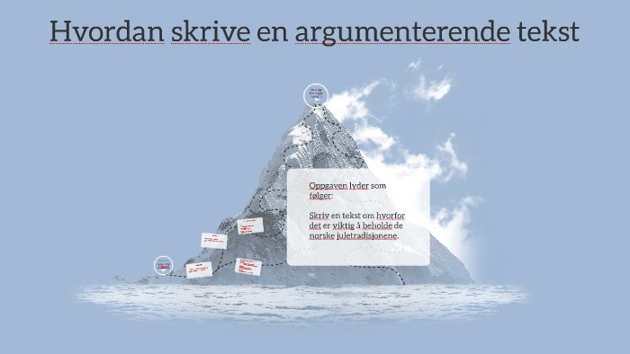 Hvordan skrive en argumenterende tekst by Kristine Strand on Prezi