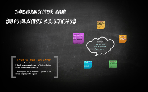 Comparative and Superlative adjectives by Rebecca Quirarte on Prezi