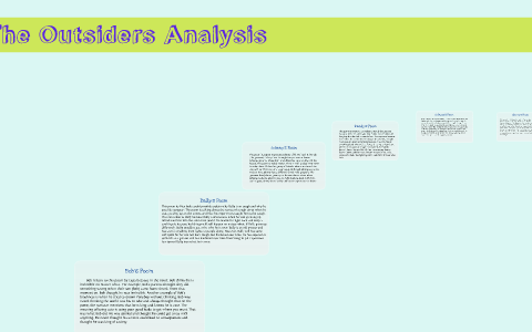 The Outsiders Analysis by Tessa S. on Prezi