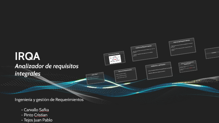 IRQA by Cristian Pinto on Prezi
