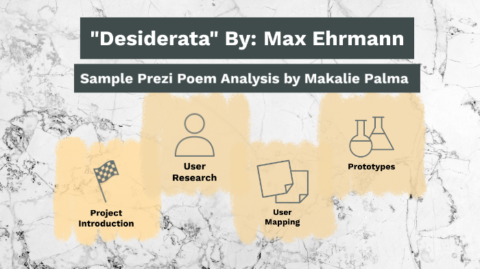 Desiderata Poem Analysis Makalie by Makalie Palma on Prezi