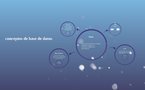 conceptos de base de datos by on Prezi