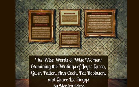 The Wise Words of Wise Women: Examining the Works of Joyce G by Monica ...