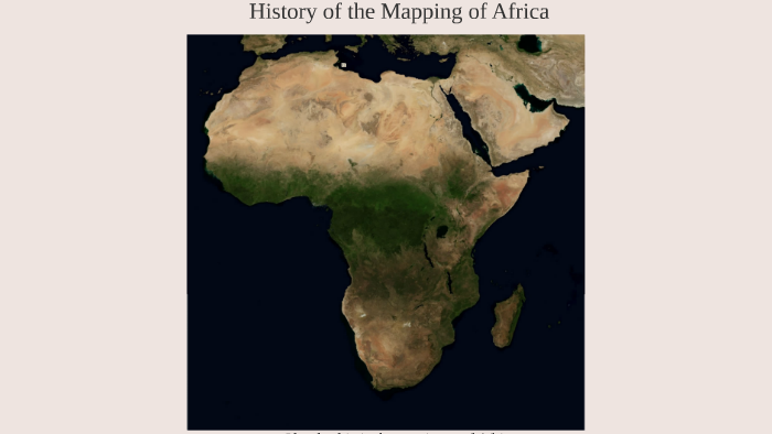 History of the Mapping of Africa by DaMonte Jones