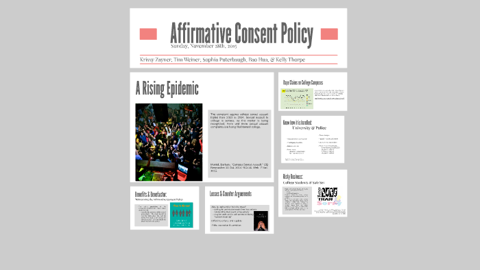 Affirmative Consent Policy by Krissy Zayner on Prezi