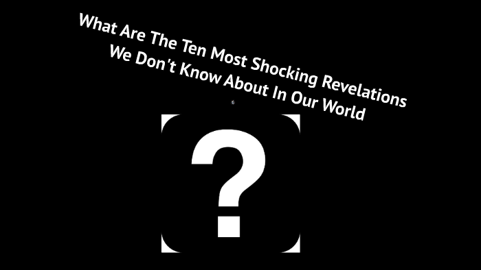 What Are The Ten Most Shocking Revelations by Parkour Ninja on Prezi