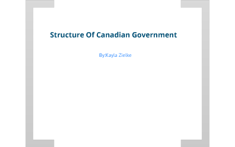 Structure of Canadian Government Concept Map by Kayla Zielke on Prezi