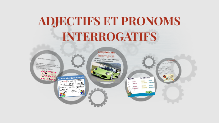 ADJECTIFS ET PRONOMS INTERROGATIFS by Département Français on Prezi
