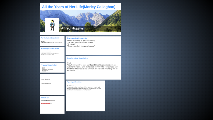 All the Years of Her Life by Anne Martineau on Prezi