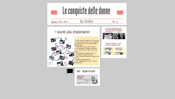 le conquiste delle donne by michael lapi on Prezi