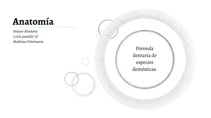 Fórmula dentaria de los animales domésticos by Neisser Monteros on Prezi
