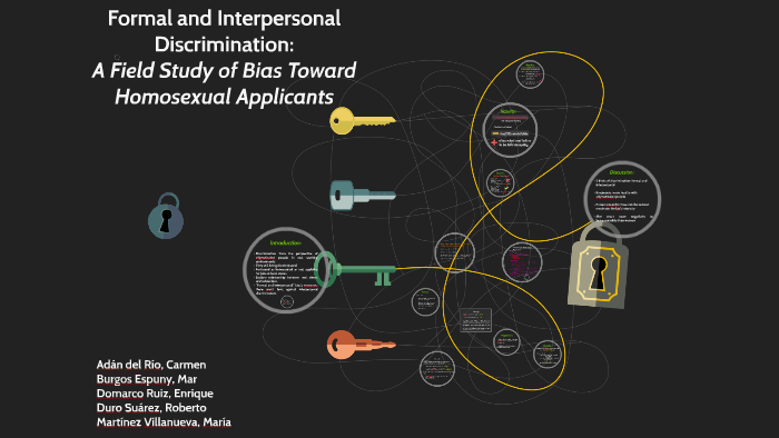 Formal and Interpersonal Discrimination: by Carmen Adán del Río on Prezi