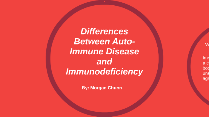 Differences Between Auto Immune Disease and Immunodeficiency by Morgan ...