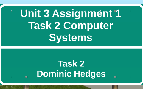Unit 3 Assignment 1 Task 2 by Dominic hedges on Prezi