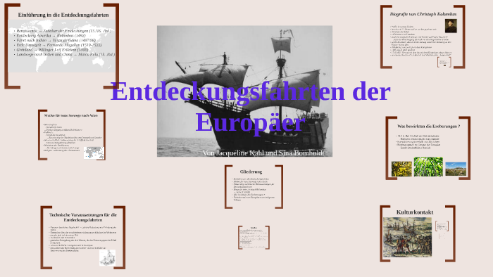 Entdeckungsfahrten der Europäer by Anna Conring on Prezi