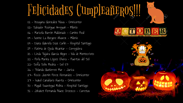 cumple octubre by karina cervantes on Prezi
