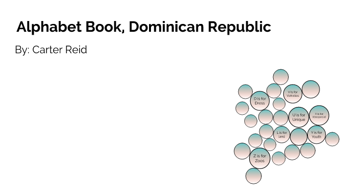 Dominican Republic Alphabet Book by Carter Reid on Prezi