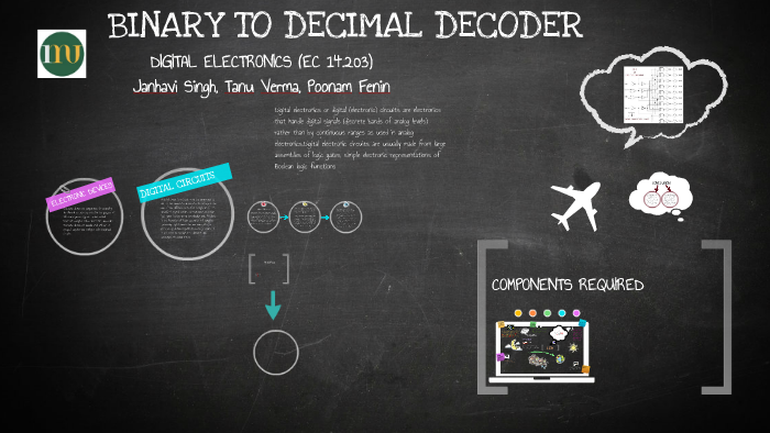 BINARY TO DECIMAL DECODER by J S on Prezi
