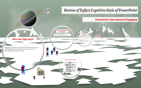 Review of Tufte's Cognitive Style of powerpoint by Vipul Malik on Prezi