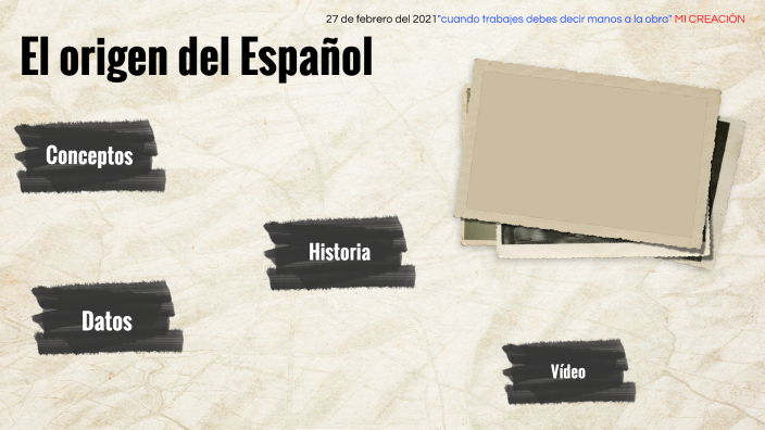 El origen del Español by alfonso valle vega on Prezi