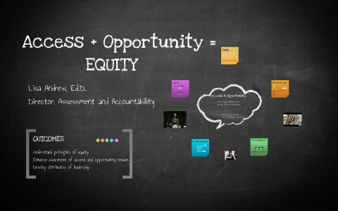 Access + Opportunity = EQUITY by Lisa Andrew on Prezi
