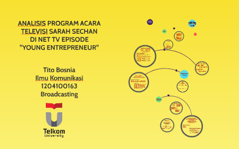 ANALISIS PROGRAM ACARA TELEVISI SARAH SECHAN DI NET TV by bosnia tito ...