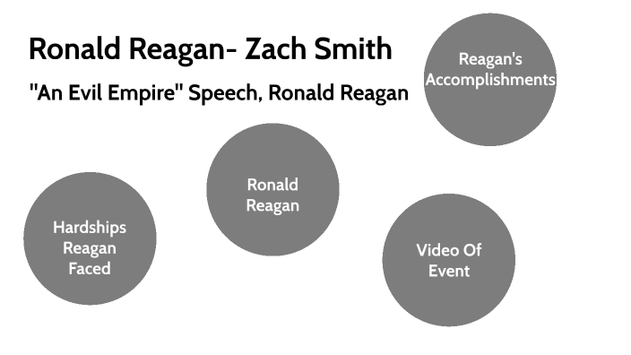 Ronald Reagan "An Evil Empire" Speech- Zach Smith by Zachary Smith on Prezi